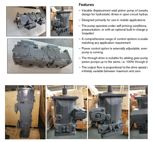 Rexroth A11VO Series A11VO40 A11VO75 A11VO130 Hydraulic Axial Piston ...